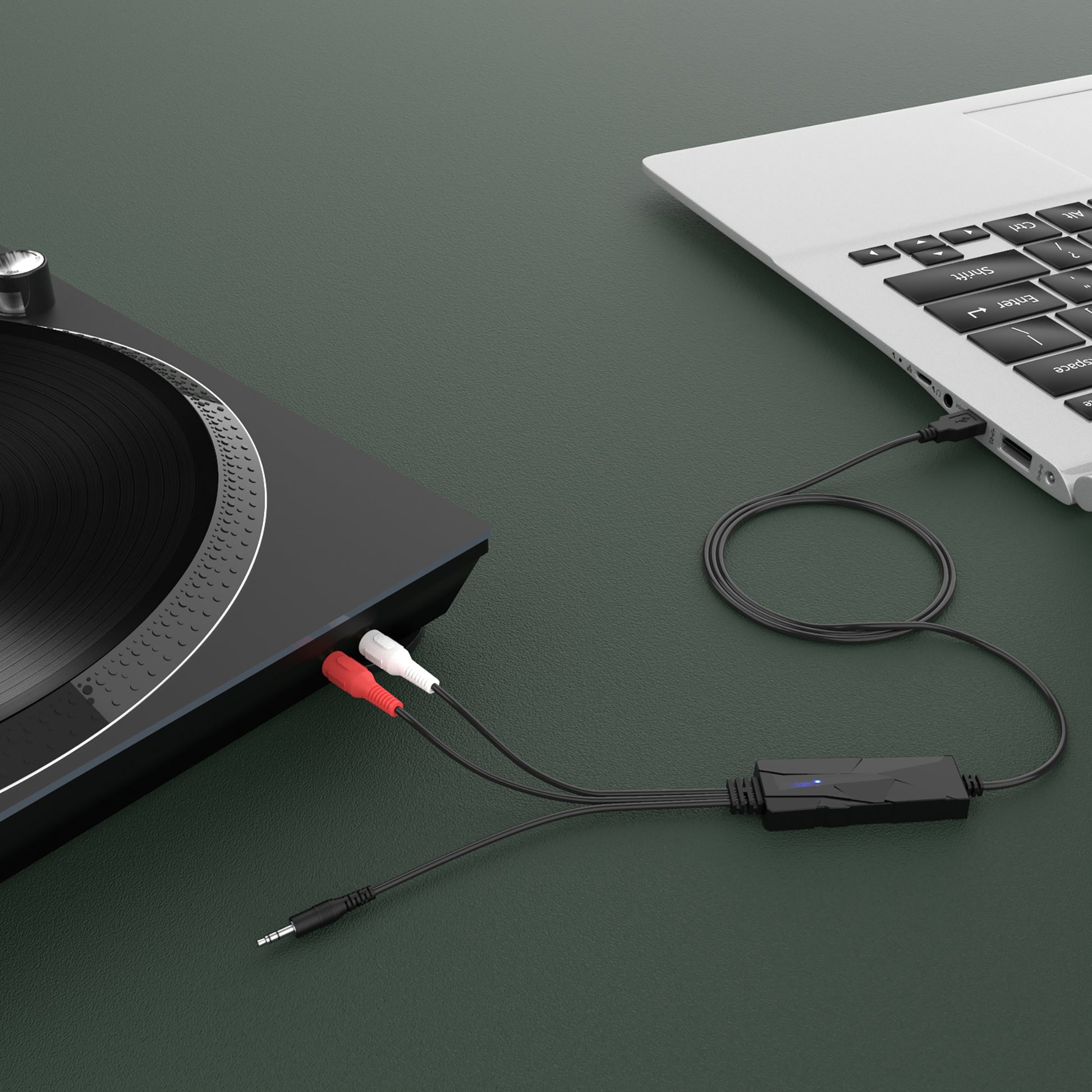 DigitalLife USB Audio Grabber - AV202-B, Analog to Digital Converter